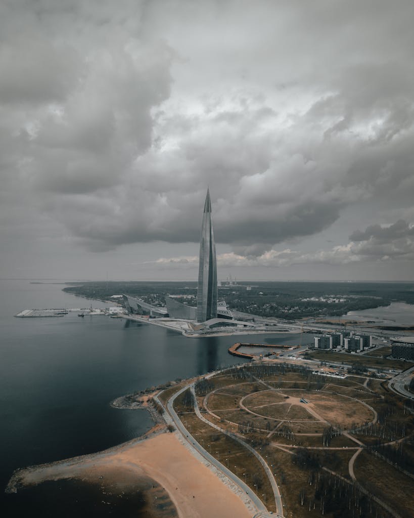 Lakhta Center Observation Deck: St. Petersburg's Aerial View