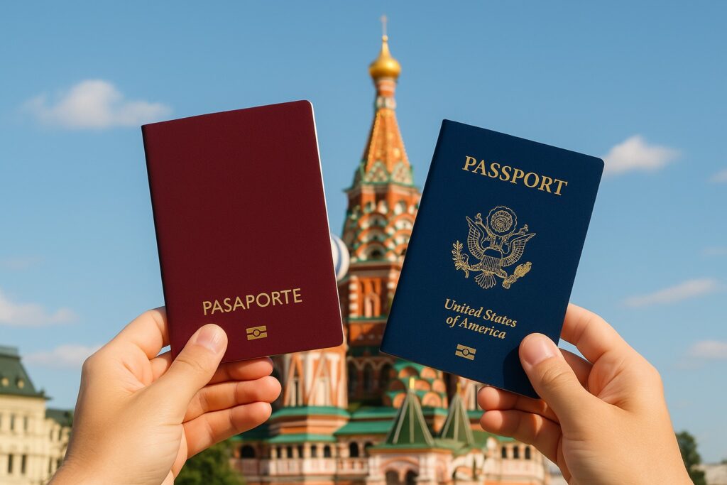 Viajar a Rusia con doble nacionalidad y dos pasaportes