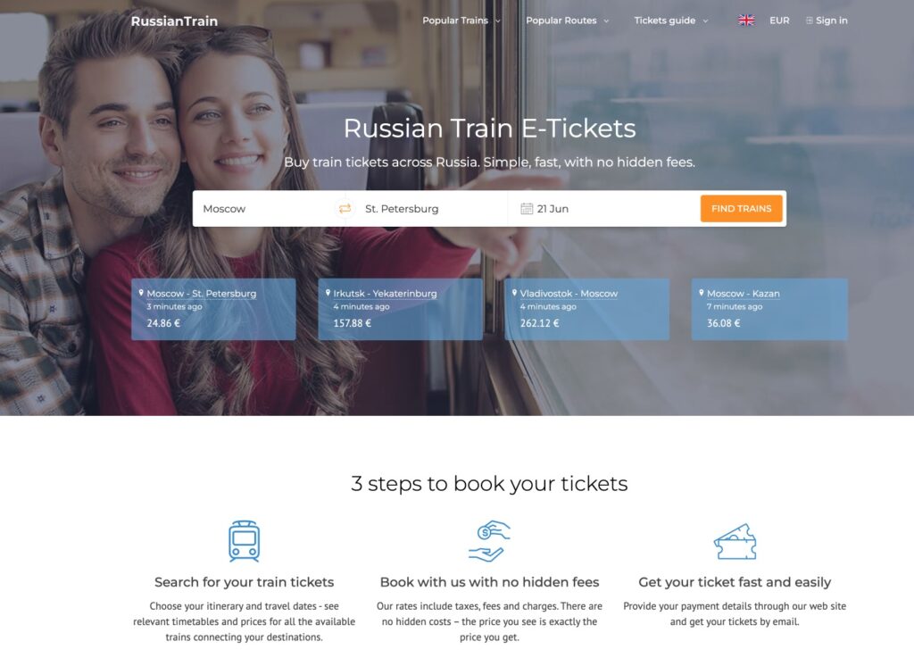 How to Buy Russian Train Tickets with a Foreign Card