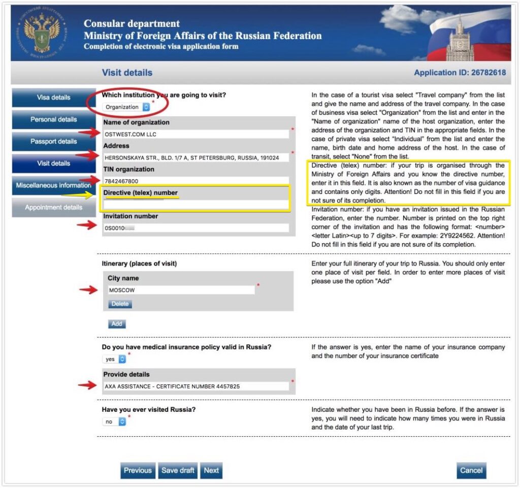 Understanding TELEX Invitations for Travel to Russia